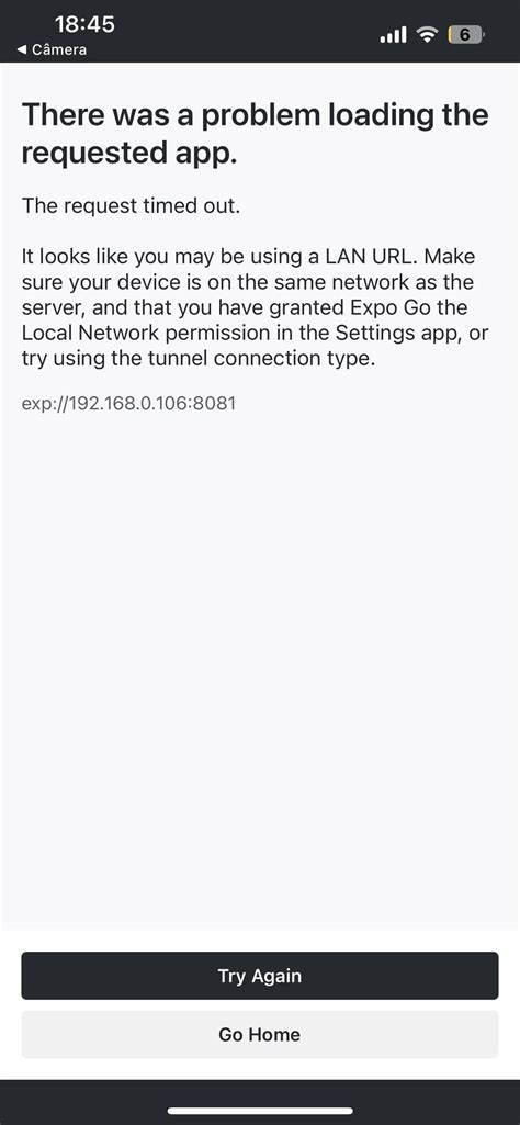 Cant Run Expo App In My Phone Rreactnative