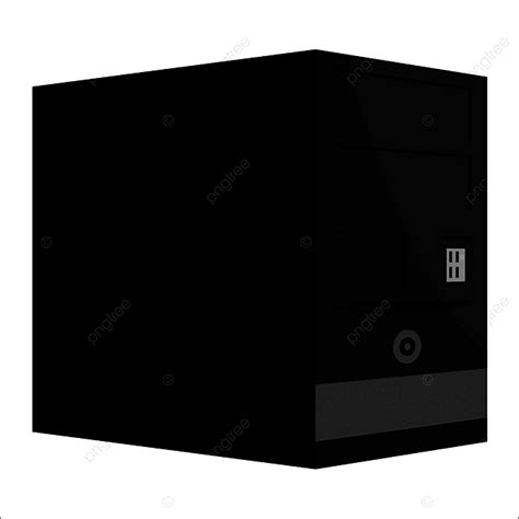 System Unit Clipart Png Images System Unit Of A Computer Icon In Black Monochrome Style