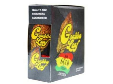 Grabba Leaf Single Red Gold Green