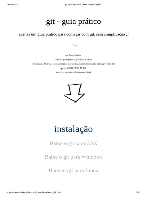 Git Guia Prático Sem Complicação Pdf Ciência Da Computação