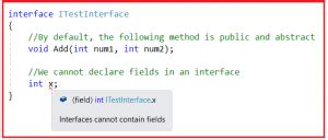 Interface In C With Real Time Examples Dot Net Tutorials