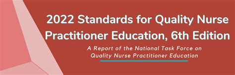 Ntf Standards National Organization Of Nurse Practitioner Faculties