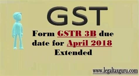 Extension Of Date For Filing GST Return In FORM GSTR B For The Month Of April Extend Due