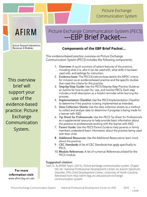 Pecs Training Pdf Human Communication Behavioural Sciences