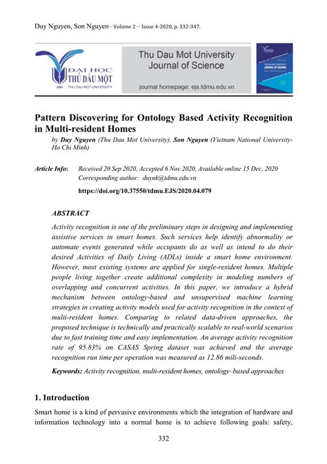 Pattern Discovering For Ontology Based Activity Recognition In Multi Resident Homes