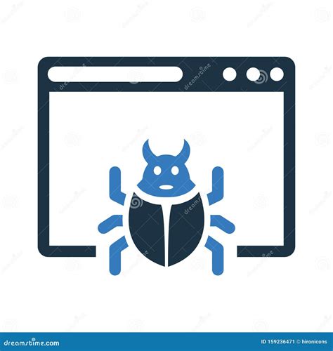 Computer Bug Fixing Repair Virus Icon Stock Illustration Illustration Of Fail Internet