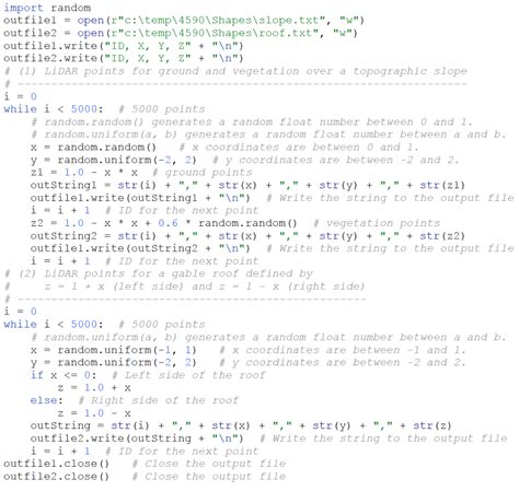 Python Follow The Sample Code For Generating A Roof Chegg Com