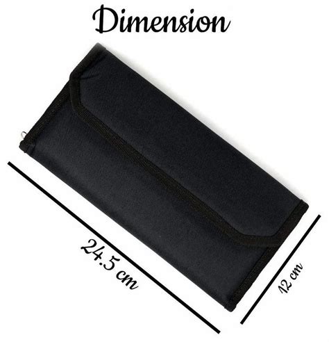 Canvas Black Cheque Book Holder At ₹ 40piece In New Delhi Id