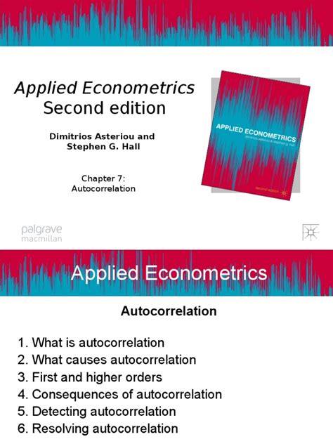 Applied Econometrics Guide To Autocorrelation Pdf Autocorrelation