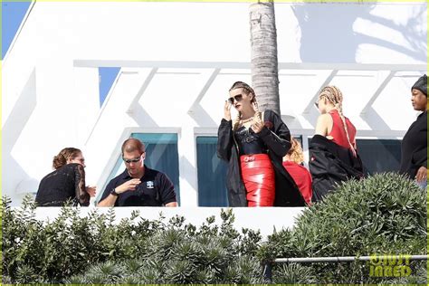 Abbey Lee Is A Leather Vixen On Neon Demon Set Photo Photos Just Jared