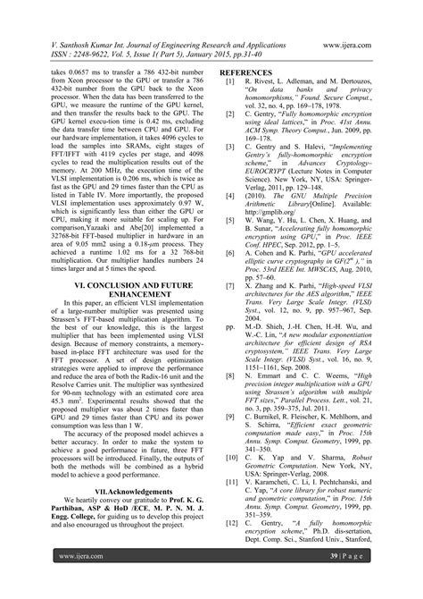 Fully Homomorphic Encryption Using Low Power Multiplier Pdf