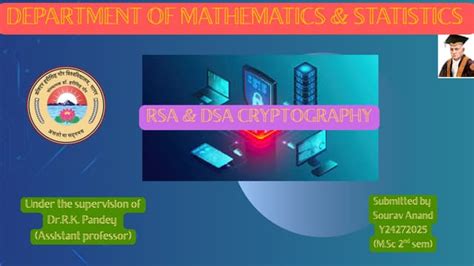 Algorithm Of Rsa And Dsa Cryptographypdf