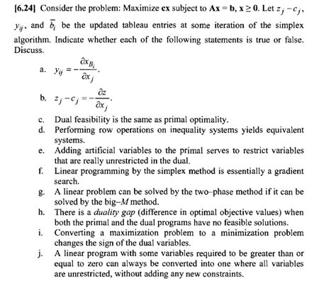 solved [6 24] consider the problem maximize ex subject to