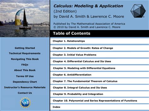 calculus modeling and application