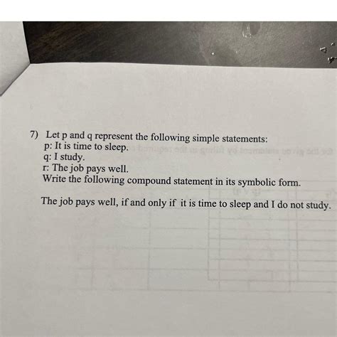 Solved Let P And Q Represent The Following Simple Chegg