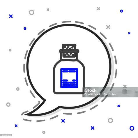 라인 오일 가솔린 테스트 튜브 아이콘 흰색 배경에 격리 컬러풀한 아웃라인 컨셉 벡터 일러스트레이션 가솔린에 대한 스톡 벡터 아트 및 기타 이미지 Istock