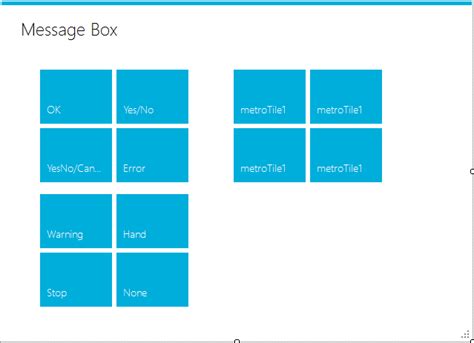 Windows Forms Metro Message Box In C