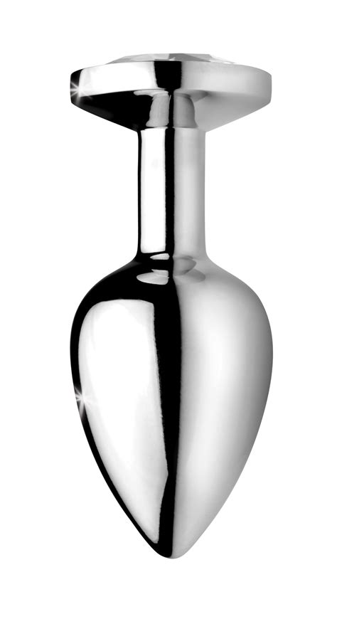 Clear Gem Anal Plug Medium Za