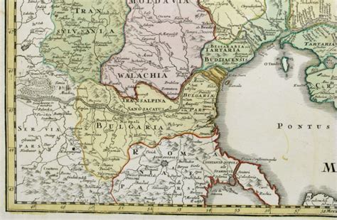 Активна историческа карта 🚩Доста любопитна немска карта от 1720 г 🧐