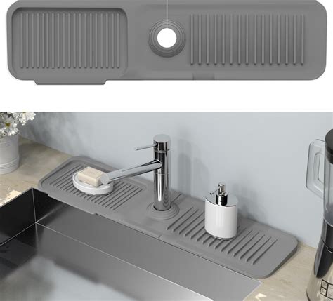 Kitchen Sink Splash Guard Upgrade 24 Inch Silicone Material
