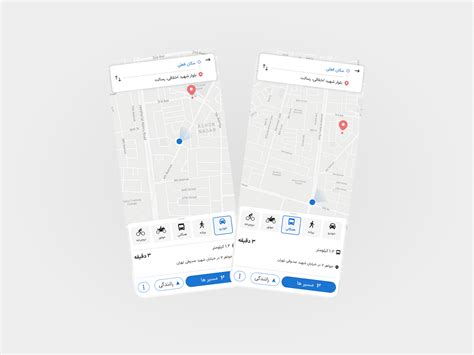 Improved Neshan Map By Amir Mesgar On Dribbble