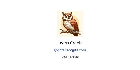 Learn Creole Gpts Features And Functions Examples And Prompts Gpt Store