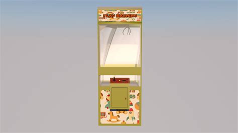 Claw Vending Machine Empty 3d