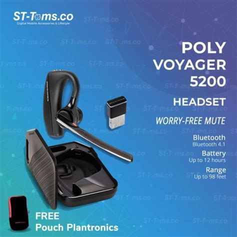 Promo Poly Voyager 5200 Uc B5200 Ww B2b Diskon 33 Di Seller Kanzahana Store Koja Utara