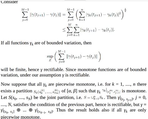 Rectifiable Curves R Askmath