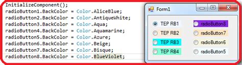 C Radiobutton Control The Engineering Projects