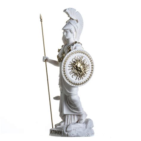 Silver Athena Statue Athena Goddess Athena Sculpture Athena Figurine