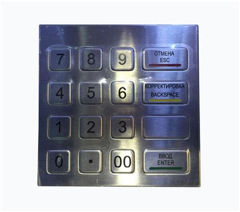Flush Mount Numeric Keypad P 100kp F Shenzhen Pac Technology Co Limited