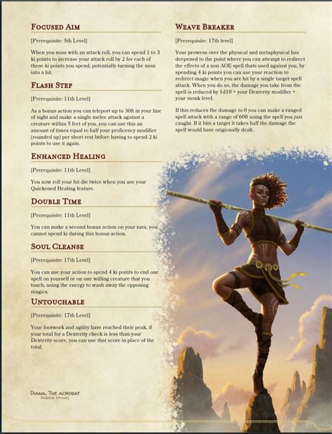Revised Monk 11 Now With Kensei Subclass To Make The Ultimate Anime Swordfighter Rdndhomebrew