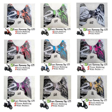 Keeway Sip 125 Keeway Sip Keeway Sip 125 Footboard Matting With Bolts Sip Matting