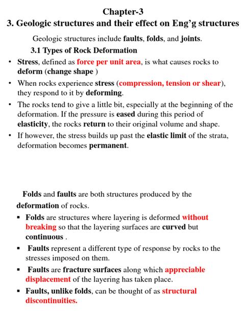 Chapter Three Pdf Fault Geology Deformation Engineering