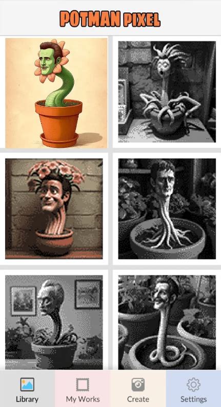 Potman Pixel Art Coloring Source Code Sellanycode