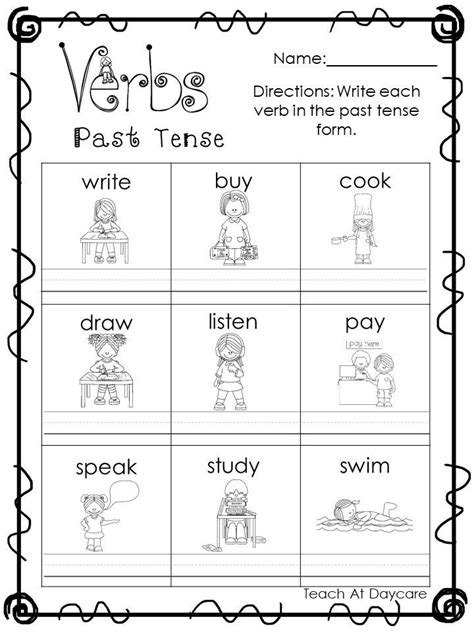 Irregular Past Tense Verbs 3 Worksheet For 3rd 5th Grade