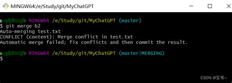 【git 入门教程】第四节、git冲突：如何解决版本控制的矛盾 git 冲突 csdn博客