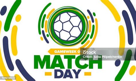 축구 경기의 날 경기의 날 푸볼 피치와 공 세계 선수권 대회와 유럽 컵 리그 플레이오프 정규 시즌 결승전 스포츠 포스터 벡터 일러스트 레이 션 Championship에 대한