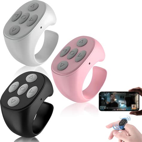 Fingertip Wireless Bluetooth Remote Control Video Scrolling Ring Remote Control