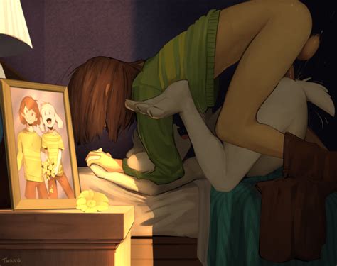 Rule 34 2boys Asriel Asriel Dreemurr Bed Bedroom Bedroom Sex Chara