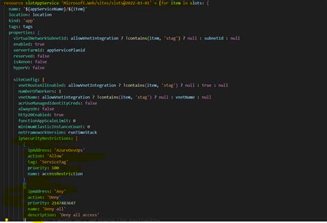 object reference not set to an instance of an object when deploying app