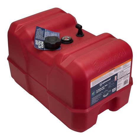 Attwood Portable Fuel Tank 12 Gallon Wgauge