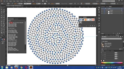 Adobe Illustrator How To Create An Array Of Circles Within A Circle