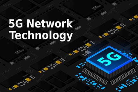 5g 네트워크 프로세서 그림 템플릿 Psd 다운로드 디자인 자료 다운로드