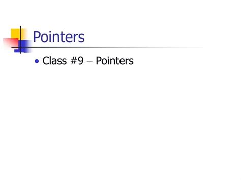 PPT Pointers PowerPoint Presentation Free Download ID 9314219