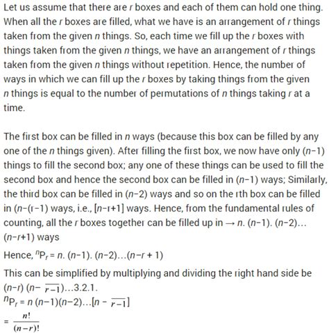 Derive The Formula Of NCr N R N R