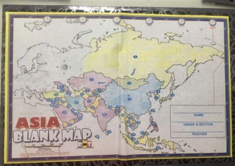 Blank Philippine Map Test