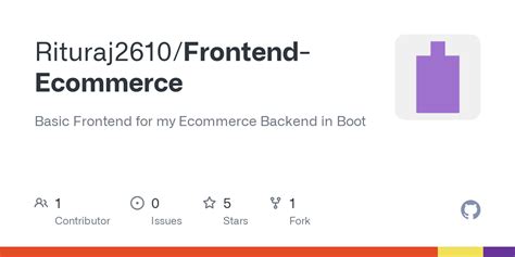 github rituraj2610 frontend ecommerce basic frontend for my