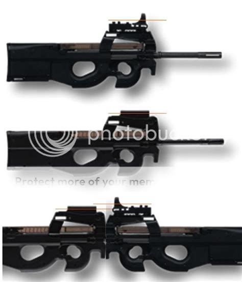 Standard Ps90 Site Base Height Vs Tri Rail Height Fn Herstal Firearms